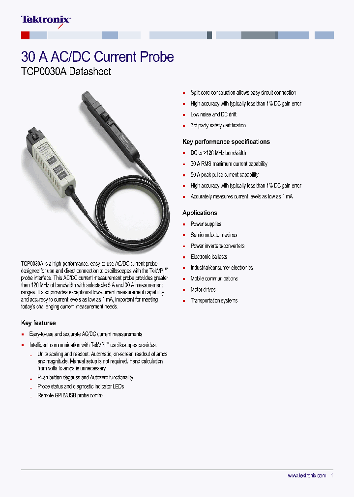 TCP0030A_7490822.PDF Datasheet Download --- IC-ON-LINE
