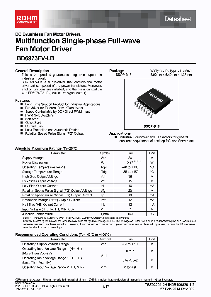 BD6973FV-LB_7513924.PDF Datasheet Download --- IC-ON-LINE
