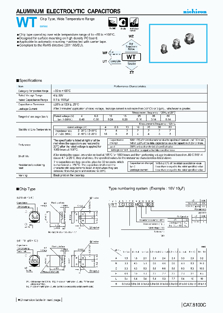 UWT1V221MNL1GS_7528048.PDF Datasheet Download --- IC-ON-LINE