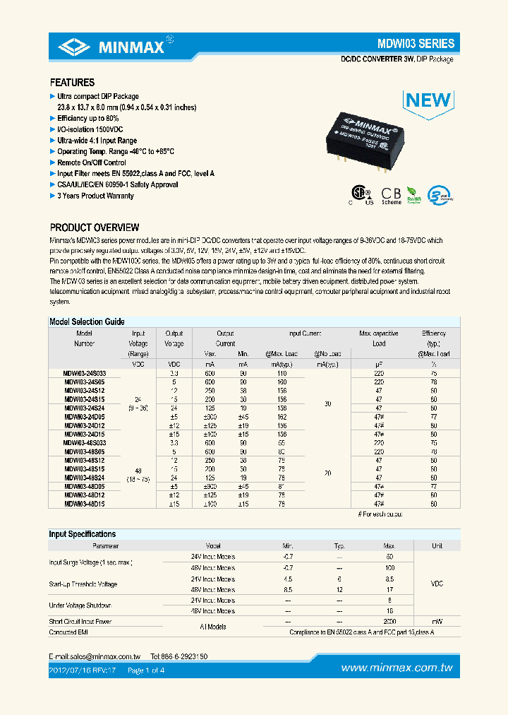 MDWI03-24D12_7582297.PDF Datasheet Download --- IC-ON-LINE