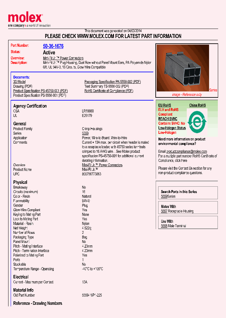 5559-16P1-225_7594205.PDF Datasheet Download --- IC-ON-LINE