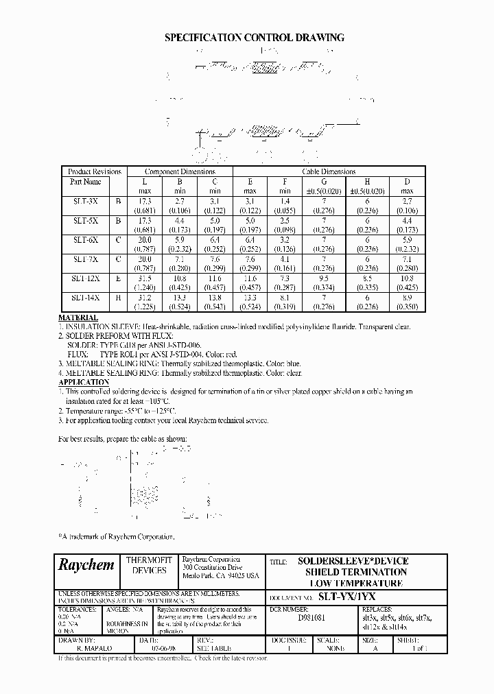 SLT-5X_7600652.PDF Datasheet Download --- IC-ON-LINE