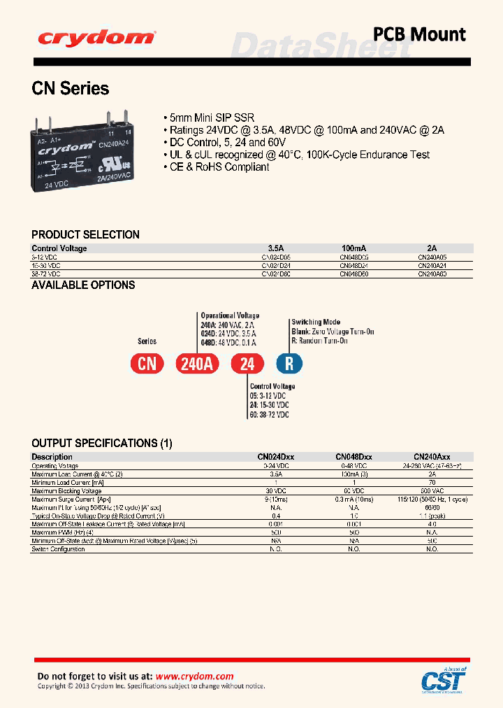 CN024D05_7607131.PDF Datasheet Download --- IC-ON-LINE