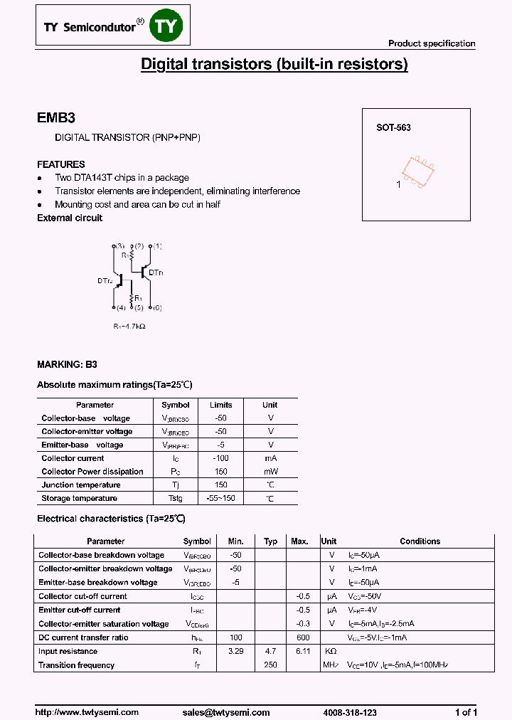 EMB3_7653862.PDF Datasheet Download --- IC-ON-LINE