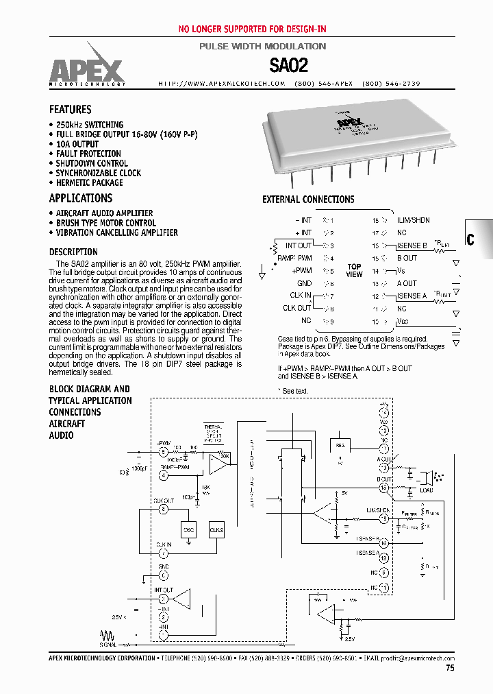 SA02_7666729.PDF Datasheet Download --- IC-ON-LINE