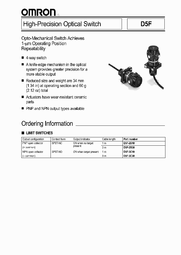 D5F-3C30_7766645.PDF Datasheet Download --- IC-ON-LINE