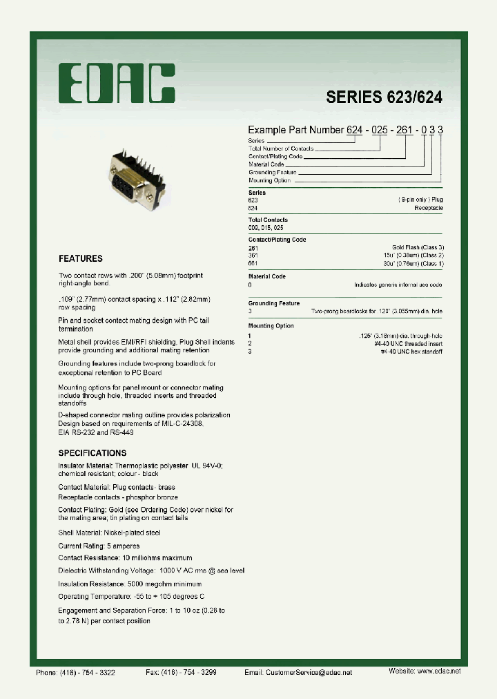 624-009-261-032_7783916.PDF Datasheet Download --- IC-ON-LINE