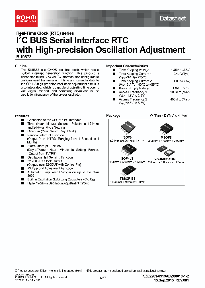 BU9873NUX-TTR_7796134.PDF Datasheet Download --- IC-ON-LINE