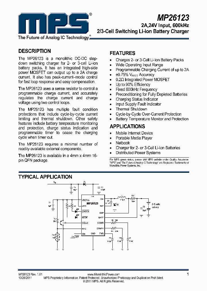 MP26123DR_7912961.PDF Datasheet Download --- IC-ON-LINE