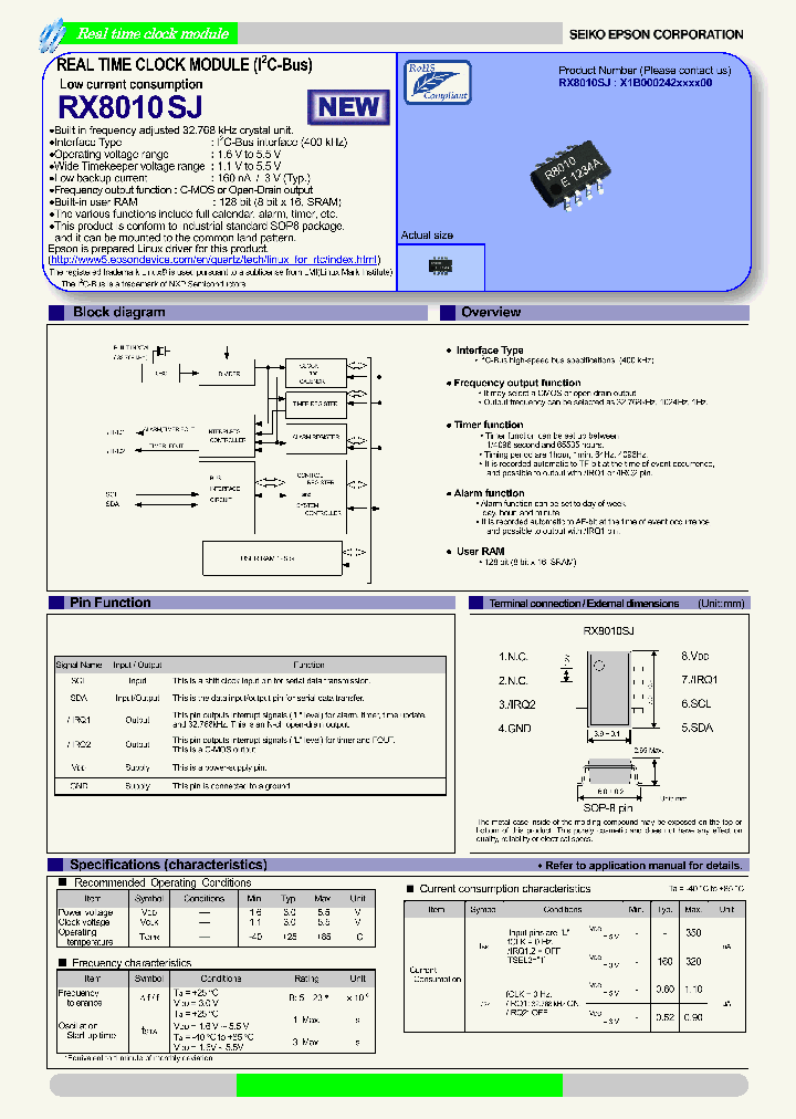 RX8010SJ_8018480.PDF Datasheet Download --- IC-ON-LINE