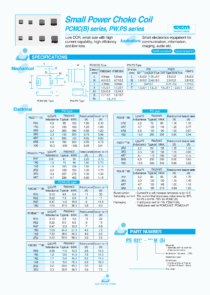 PCMB103T-8R2MS_8023300.PDF Datasheet Download --- IC-ON-LINE