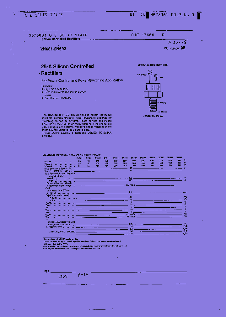 2N682_8035965.PDF Datasheet Download --- IC-ON-LINE