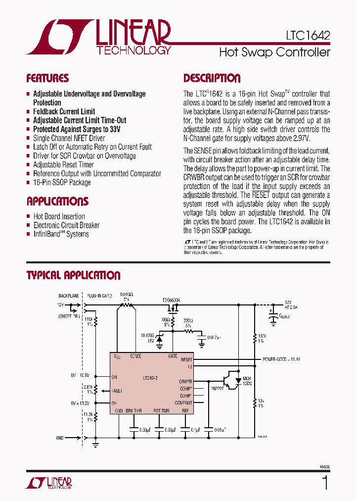 LTC1642-15_8147402.PDF Datasheet Download --- IC-ON-LINE