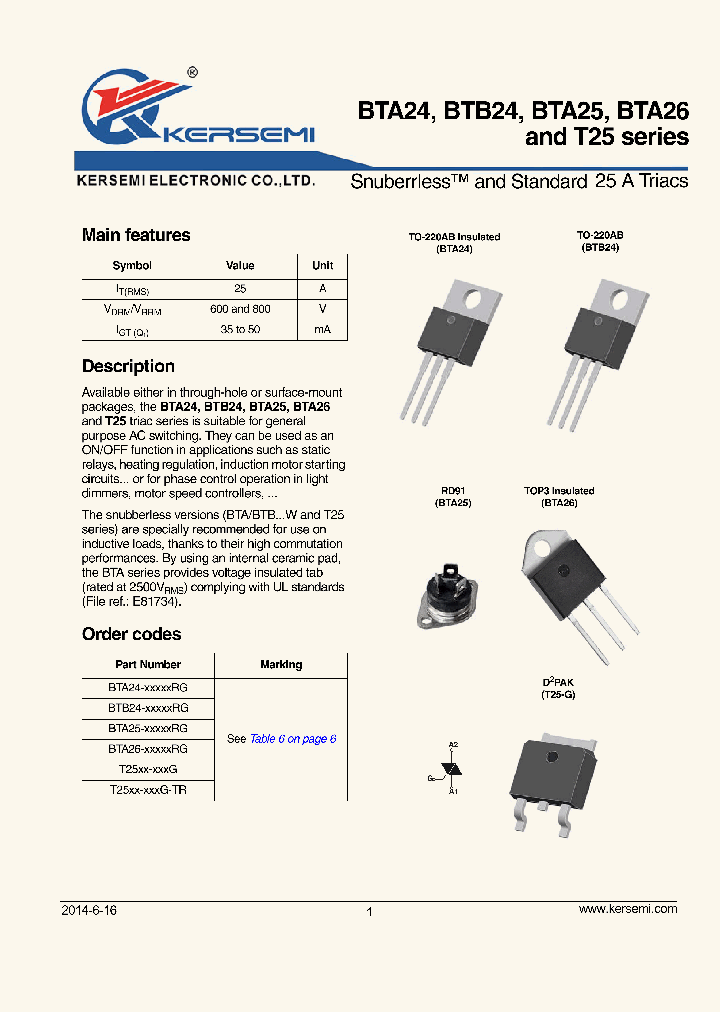 BTA25-800BW_8155700.PDF Datasheet Download --- IC-ON-LINE