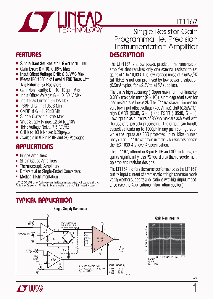 LT1167-15_8159131.PDF Datasheet Download --- IC-ON-LINE