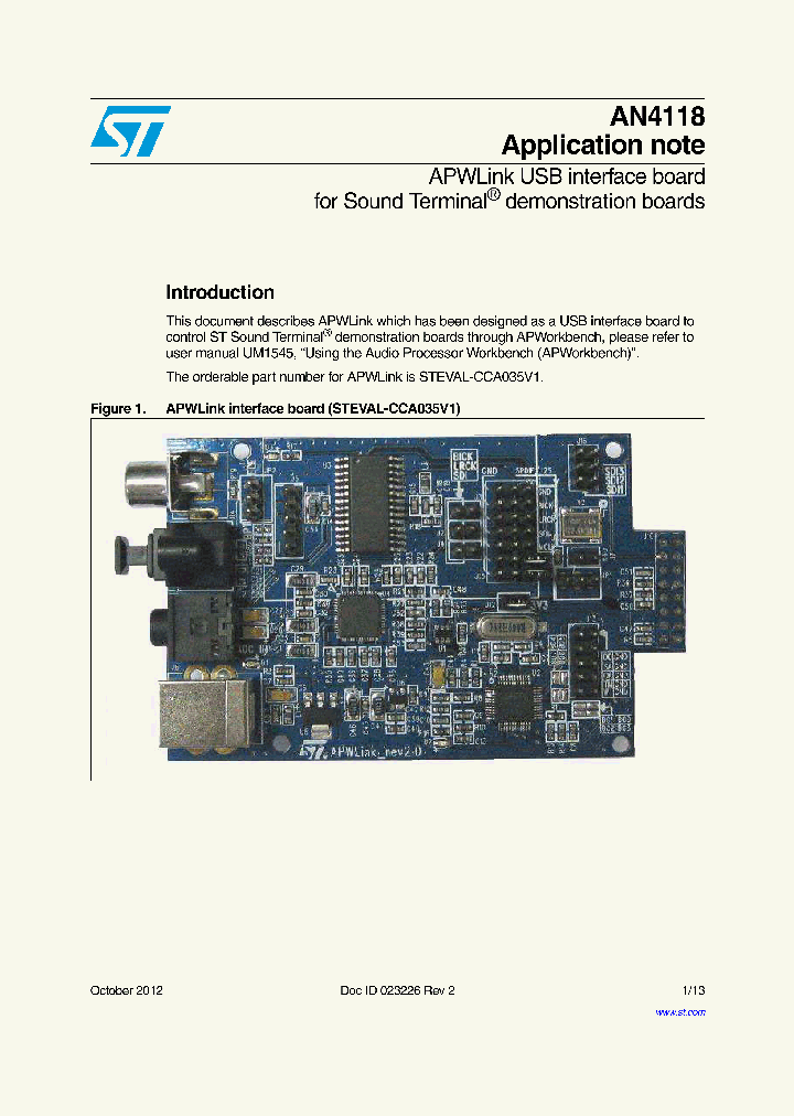 AN4118_8186659.PDF Datasheet Download --- IC-ON-LINE