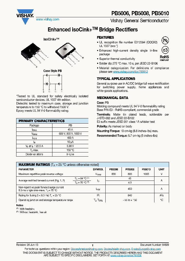 PB5006_8202385.PDF Datasheet Download --- IC-ON-LINE
