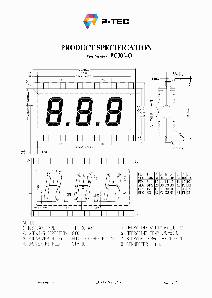 PC302-O_8210527.PDF Datasheet Download --- IC-ON-LINE
