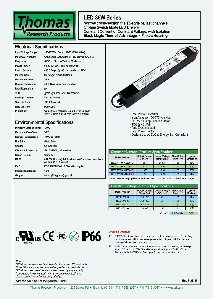 LED-35W_8228454.PDF Datasheet Download --- IC-ON-LINE