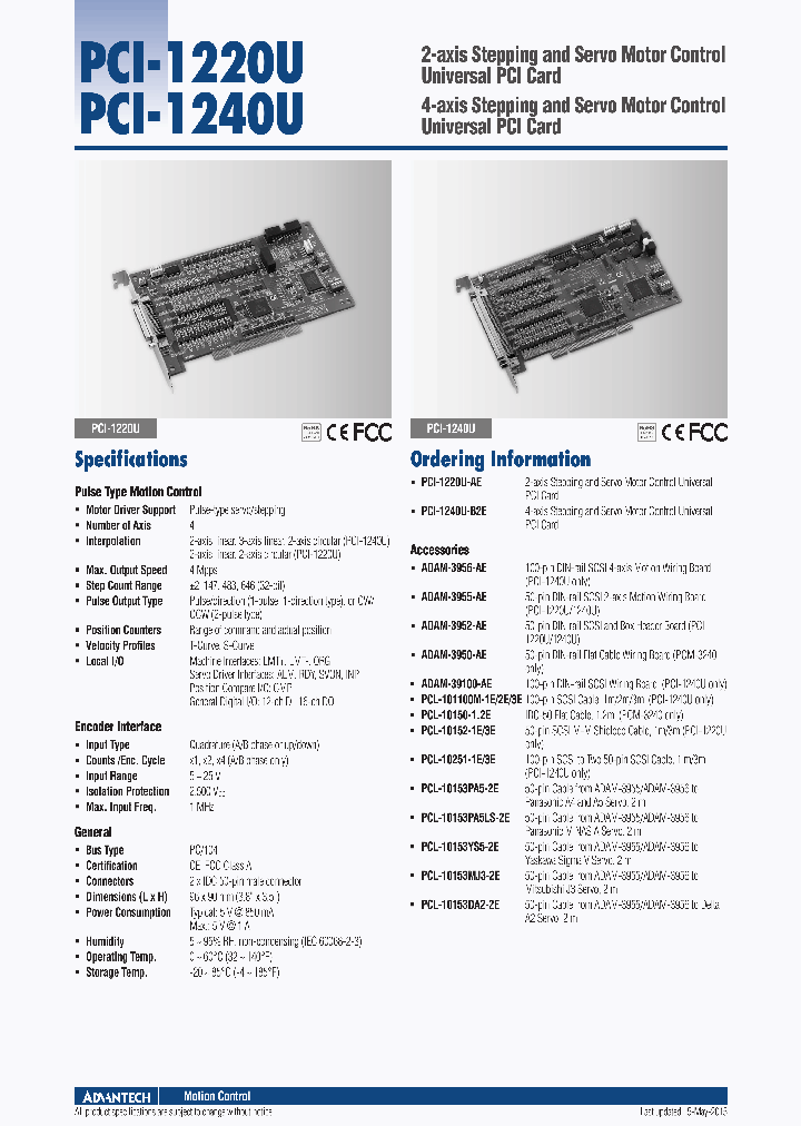 PCI-1240U-B2E_8231052.PDF Datasheet Download --- IC-ON-LINE