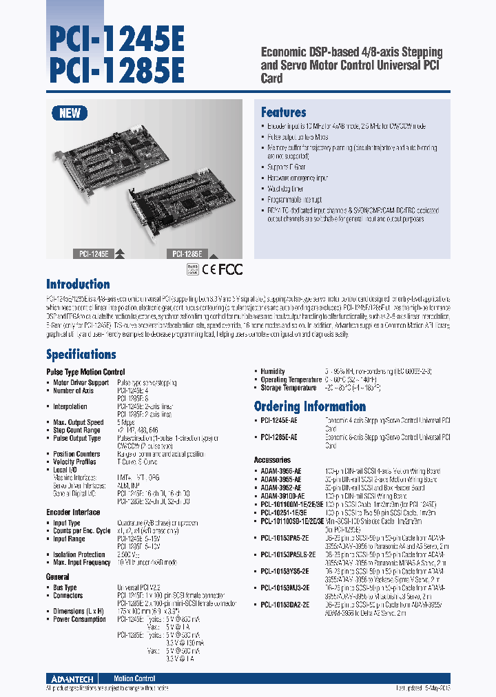 PCI-1285E-AE_8231061.PDF Datasheet Download --- IC-ON-LINE