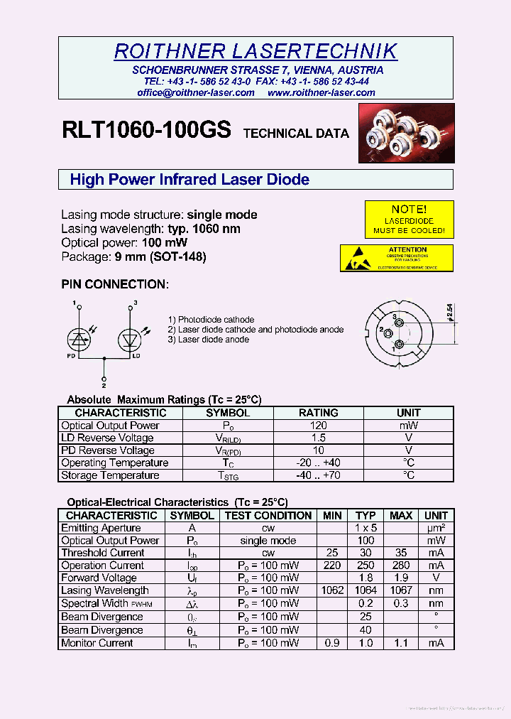 RLT1060-100GS_7875241.PDF Datasheet Download --- IC-ON-LINE
