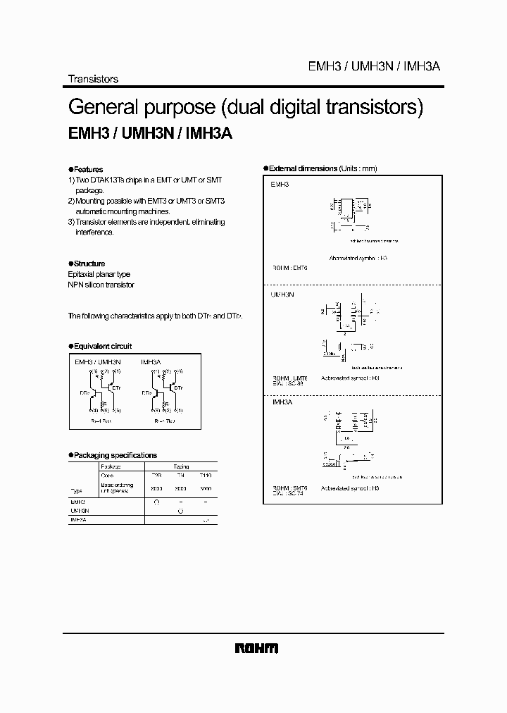 EMH3_8289702.PDF Datasheet Download --- IC-ON-LINE