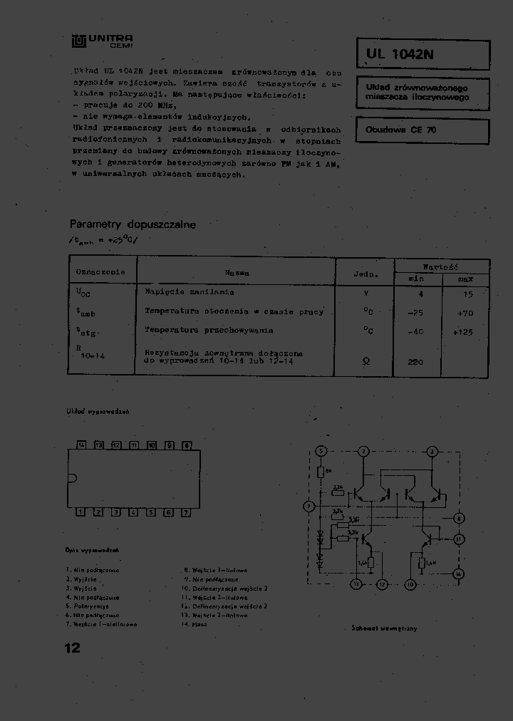 UL1042_8290544.PDF Datasheet Download --- IC-ON-LINE