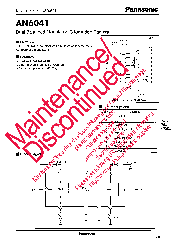 AN6041_8290731.PDF Datasheet Download --- IC-ON-LINE