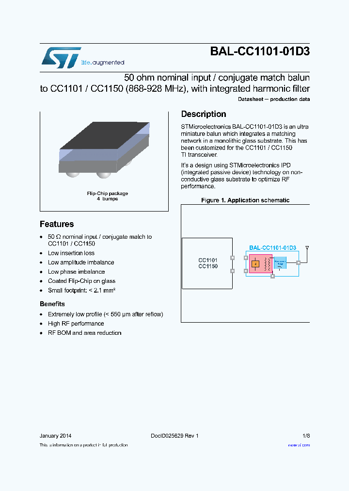 BAL-CC1101-01D3_8308191.PDF Datasheet Download --- IC-ON-LINE