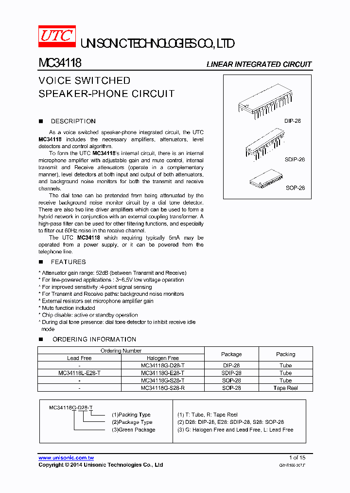 MC34118-15_8308897.PDF Datasheet Download --- IC-ON-LINE