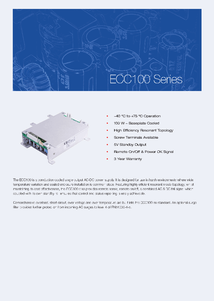 ECC100_8333487.PDF Datasheet Download --- IC-ON-LINE
