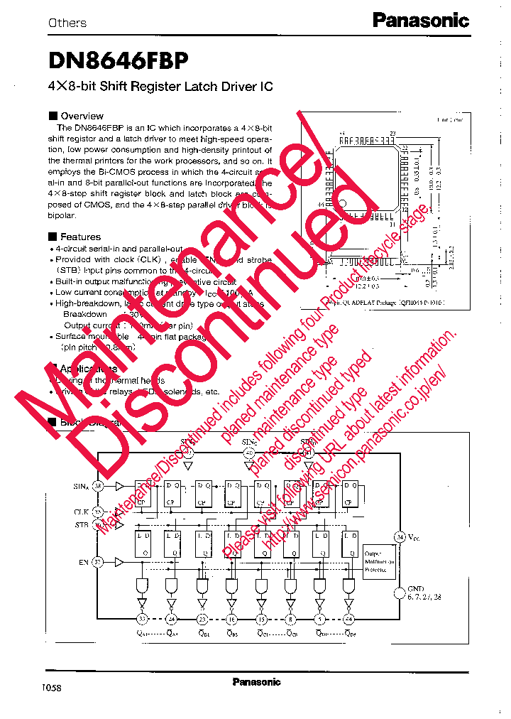 DN8646FBP_8352213.PDF Datasheet Download --- IC-ON-LINE