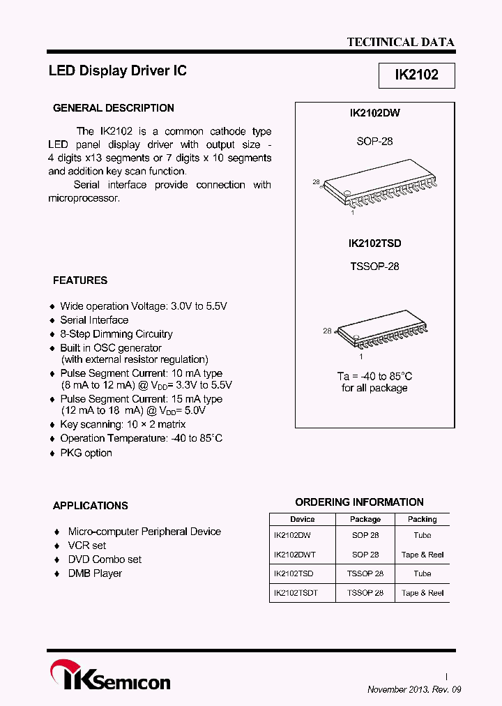 IK2102DW_8365910.PDF Datasheet Download --- IC-ON-LINE