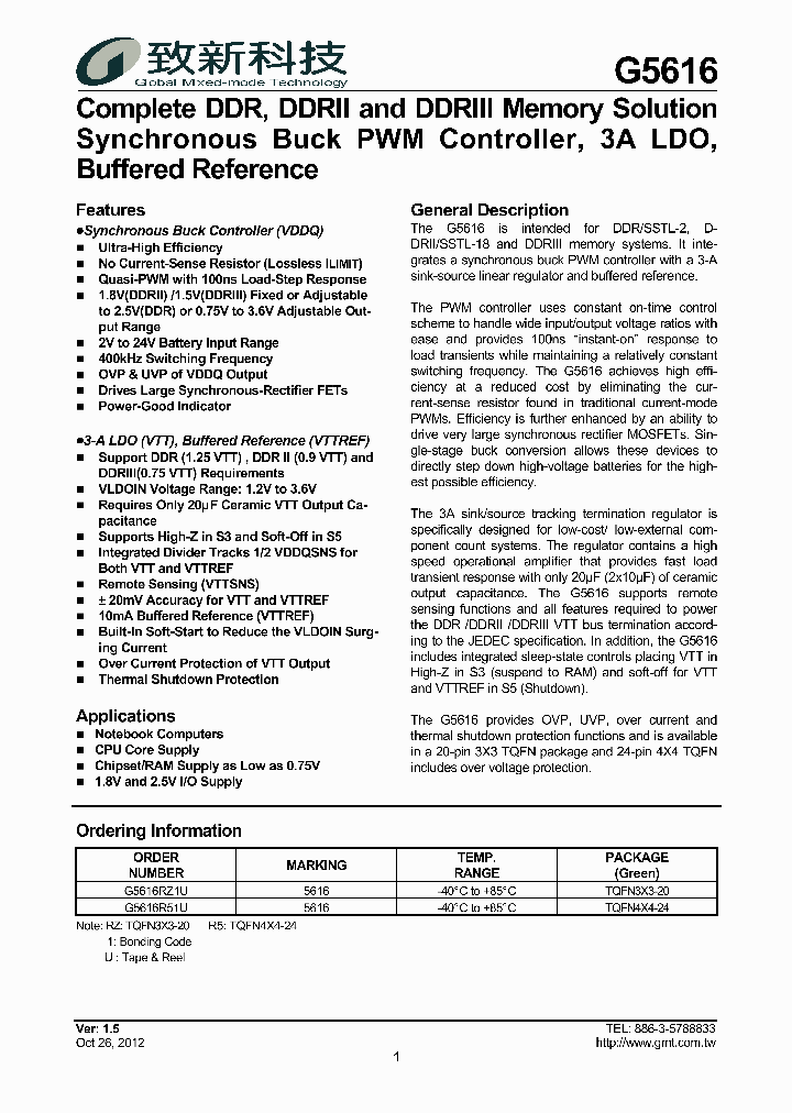 G5616_8370785.PDF Datasheet Download --- IC-ON-LINE