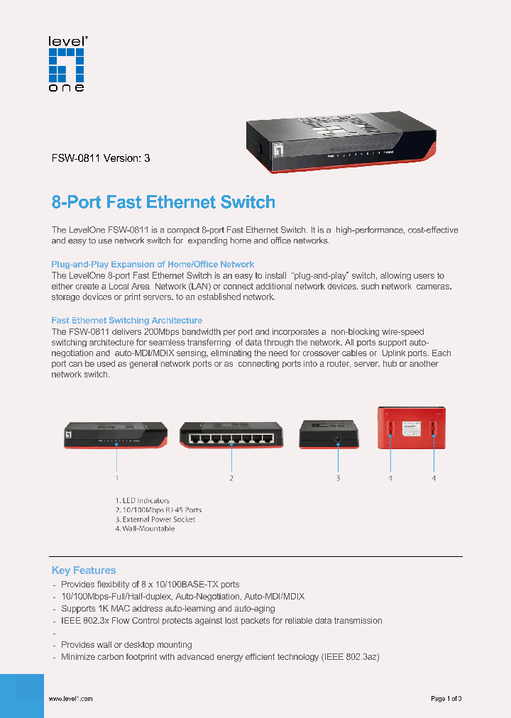 FSW-0811_8374178.PDF Datasheet Download --- IC-ON-LINE