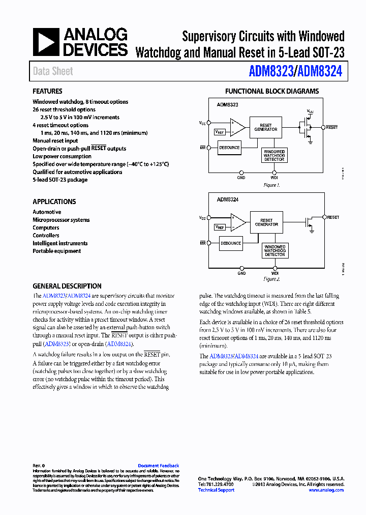 ADM8323_8377062.PDF Datasheet Download --- IC-ON-LINE