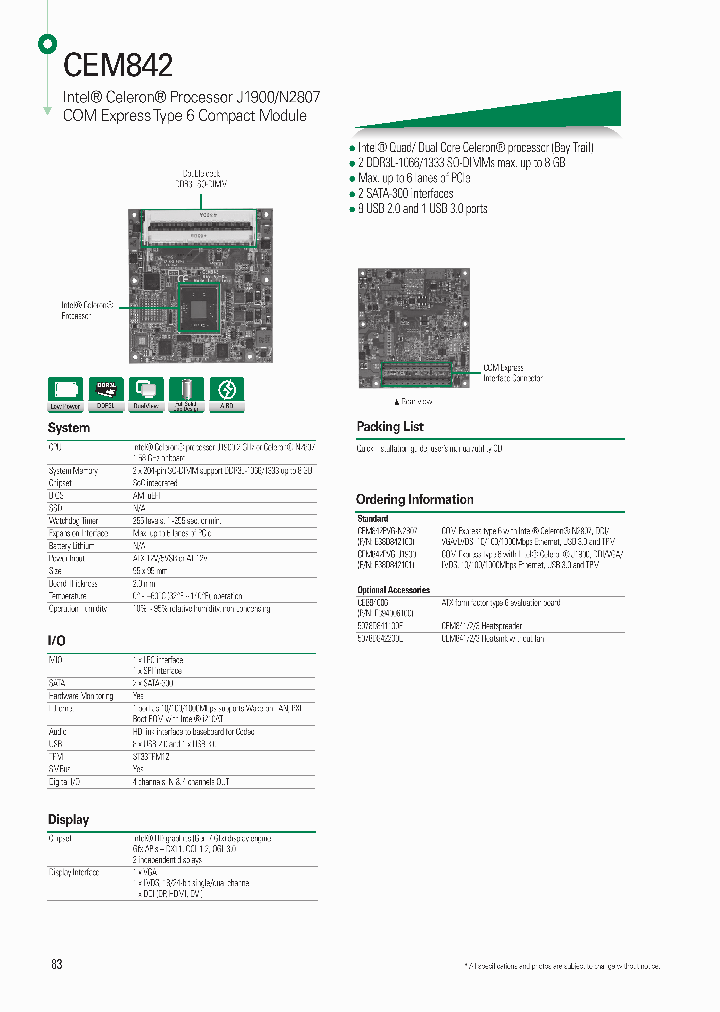 CEM842_8392623.PDF Datasheet Download --- IC-ON-LINE