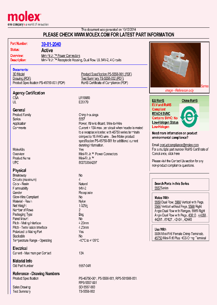 5557-04R_8403249.PDF Datasheet Download --- IC-ON-LINE