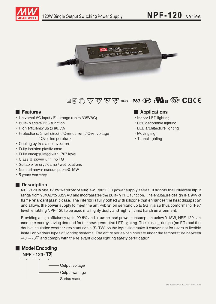 NPF-120-20_8414231.PDF Datasheet Download --- IC-ON-LINE