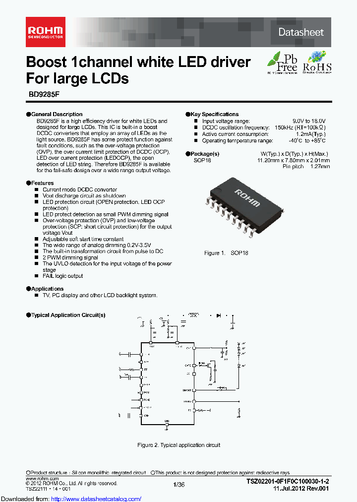 BD9285F-GE2_8424859.PDF Datasheet Download --- IC-ON-LINE