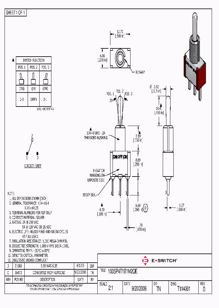 T114001_8489680.PDF Datasheet Download --- IC-ON-LINE
