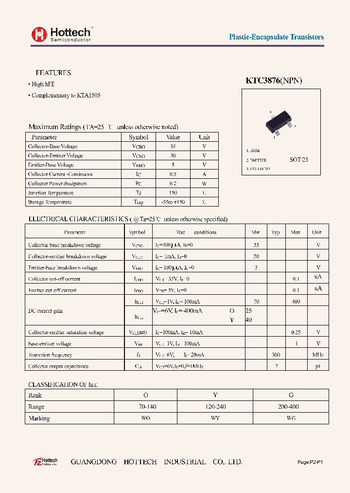KTC3876_8546465.PDF Datasheet Download --- IC-ON-LINE