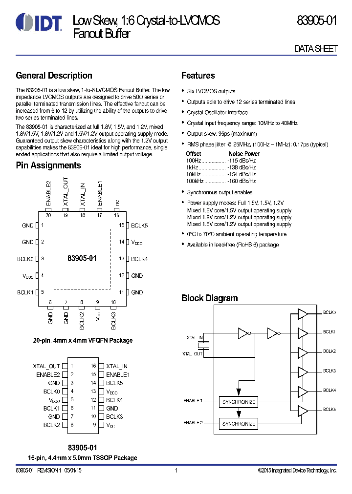83905-01_8559508.PDF Datasheet Download --- IC-ON-LINE