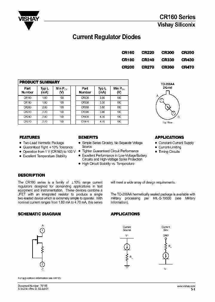 CR470_8571325.PDF Datasheet Download --- IC-ON-LINE