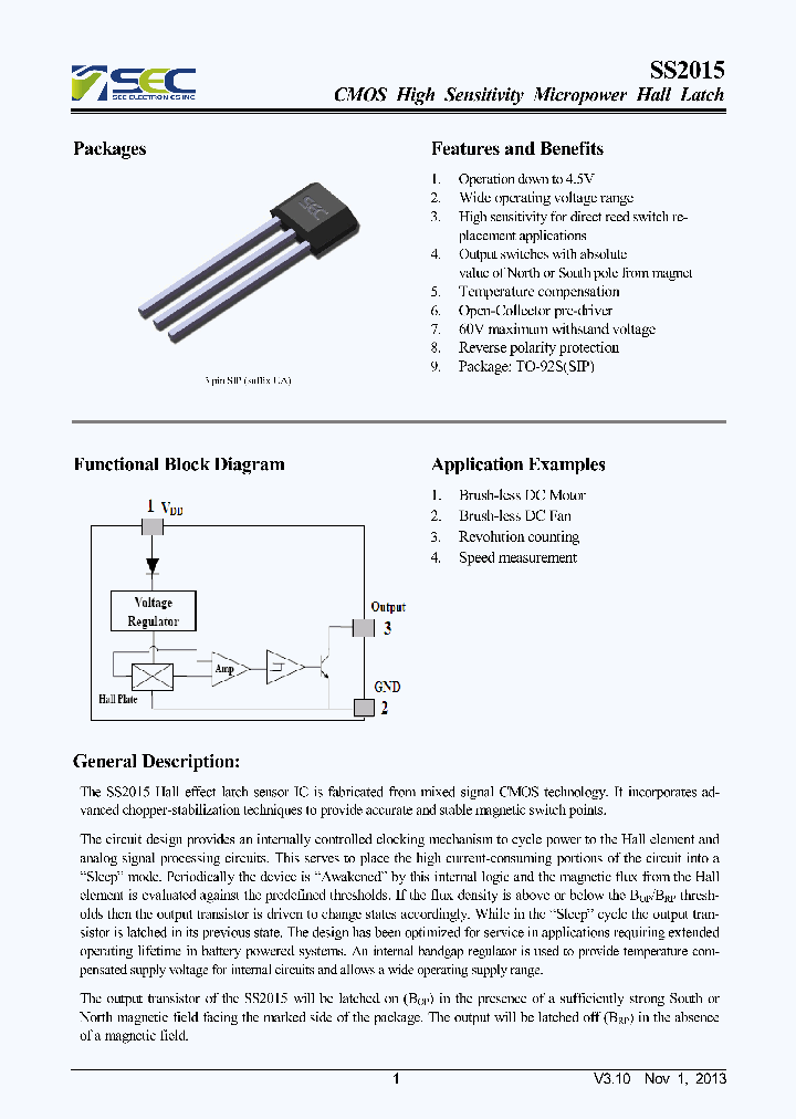 SS2015LUA_8577369.PDF Datasheet Download --- IC-ON-LINE
