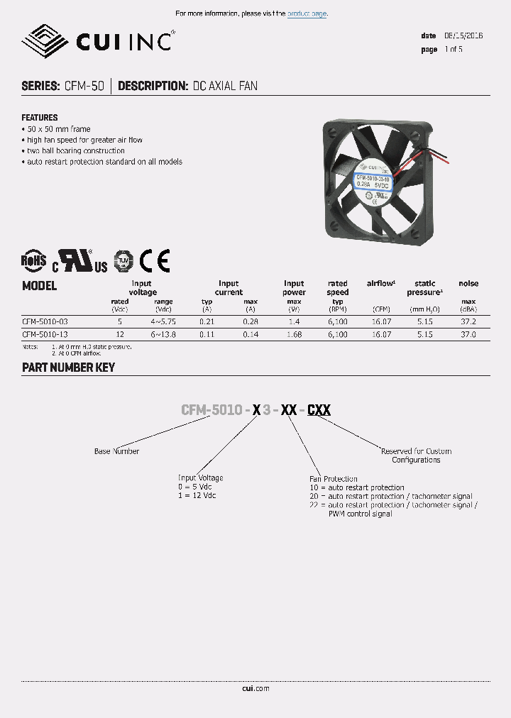 CFM-5010-13_8609166.PDF Datasheet Download --- IC-ON-LINE