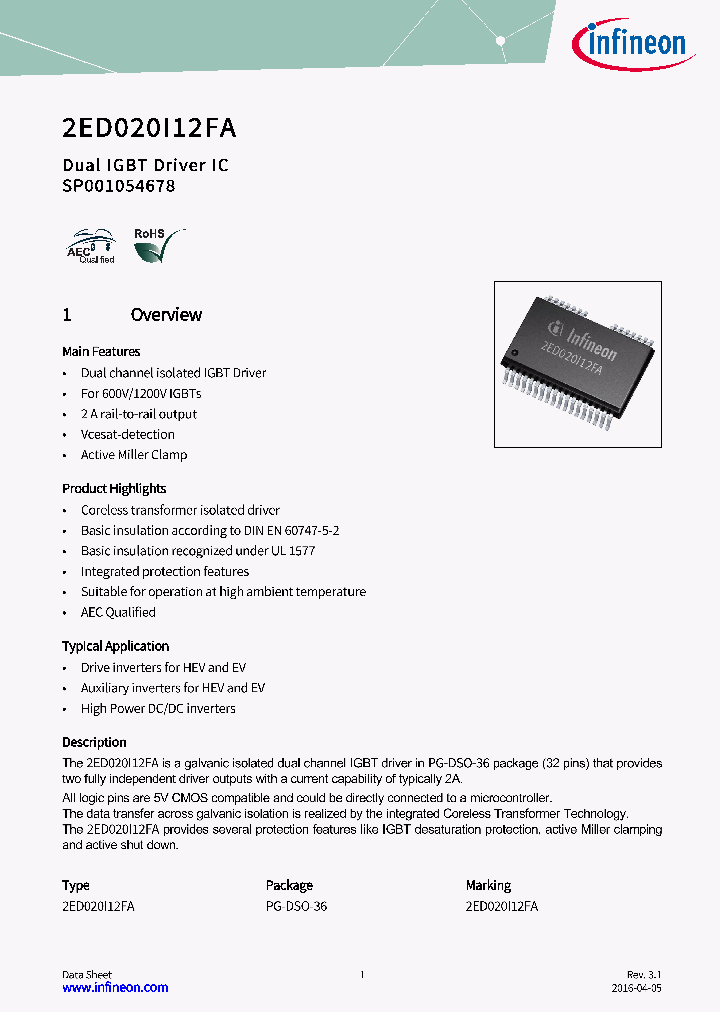 2ED020I12FA_8612873.PDF Datasheet Download --- IC-ON-LINE