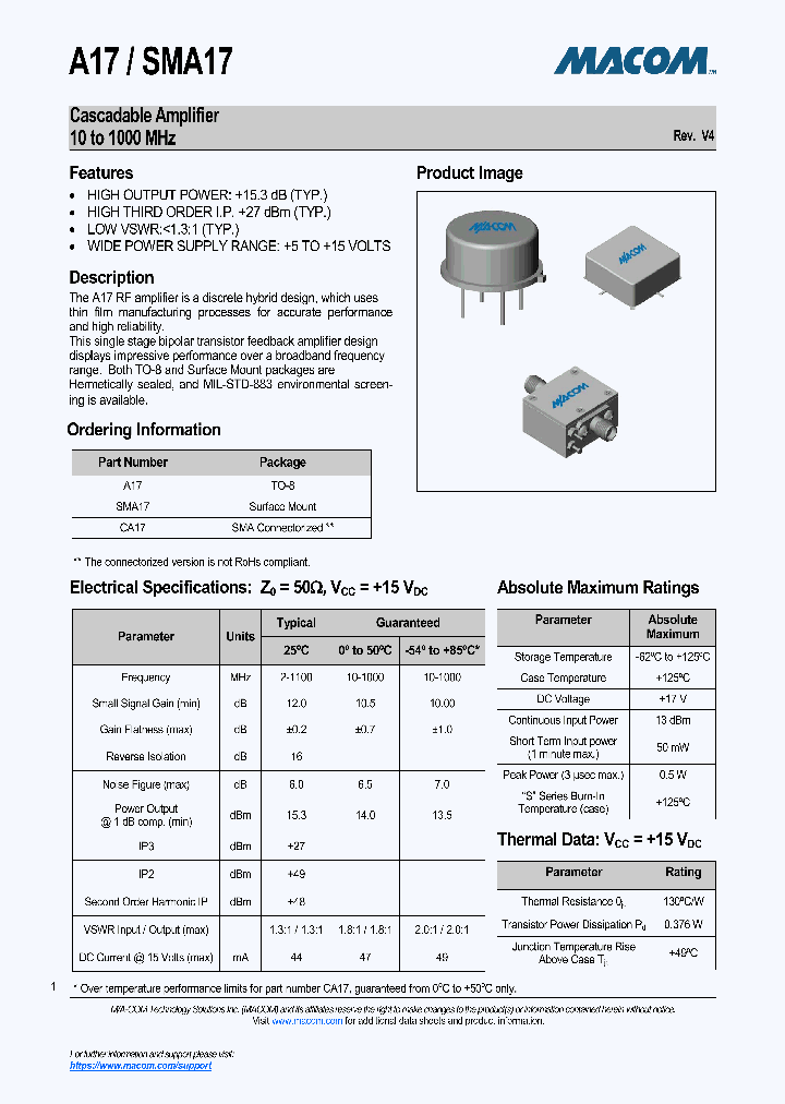 CA17_8633439.PDF Datasheet Download --- IC-ON-LINE