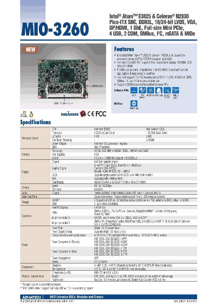 MIO-3260LZ22GS8A1E_8655915.PDF Datasheet Download --- IC-ON-LINE